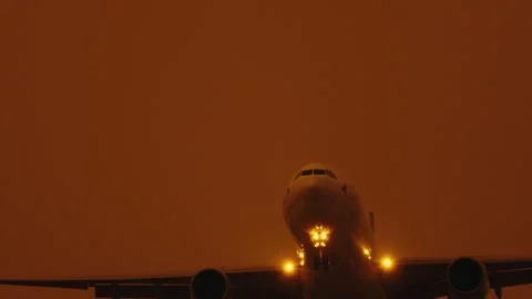 Jet Taking Off Night Stock Videos – Royalty-Free HD & 4K Videos