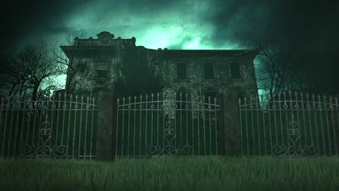 Old House At Night Stock Footage ~ Royalty Free Stock Videos | Pond5