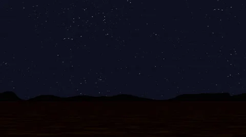 Night landscape time lapse seamless loop | Stock Video | Pond5