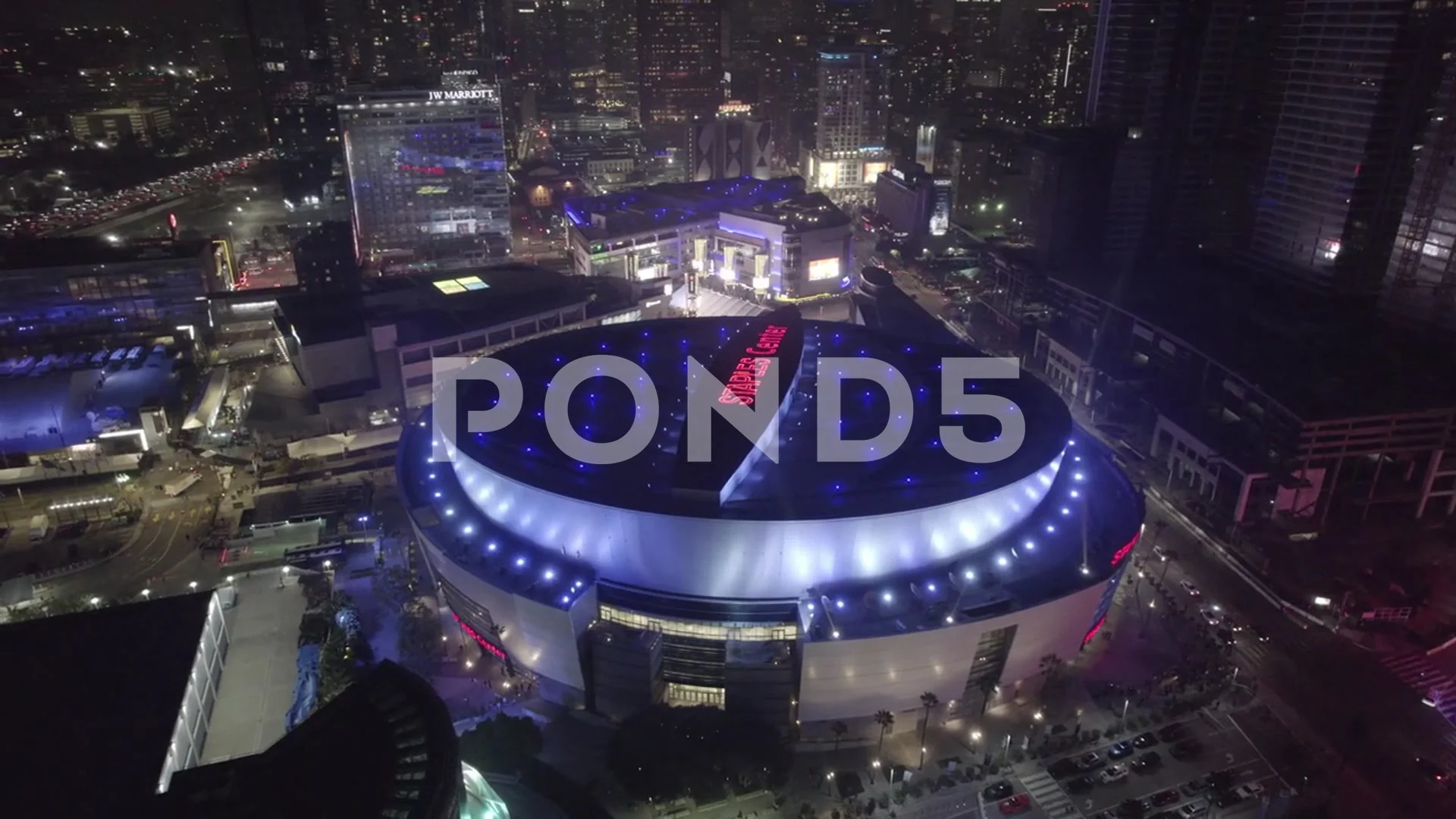 Staples Center At Night Hd