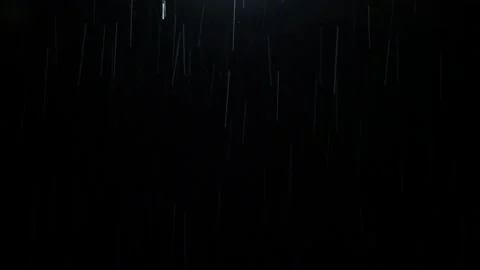Night rain. 4k Loop Rain Drops Falling i... | Stock Video | Pond5