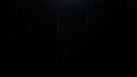 Night rain. 4k Loop Rain Drops Falling i... | Stock Video | Pond5