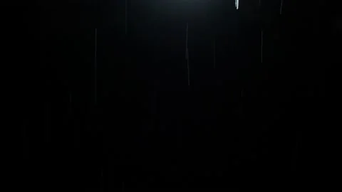 Night rain. 4k Loop Rain Drops Falling i... | Stock Video | Pond5