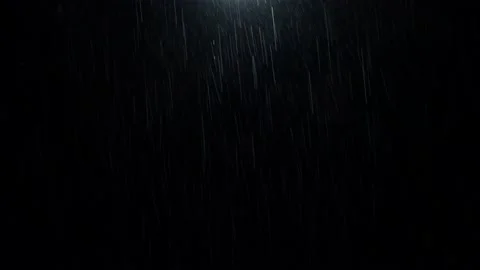 Night rain. 4k Loop Rain Drops Falling i... | Stock Video | Pond5