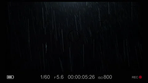 Night rain. 4k Loop Rain Drops Falling i... | Stock Video | Pond5