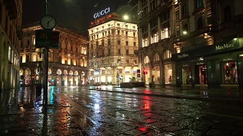 Night scenes - Landscape with rain in vi... | Stock Video | Pond5