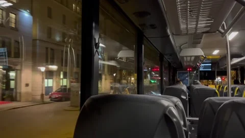 Bus Night Window Stock Videos – Royalty-Free HD & 4K Videos | Pond5