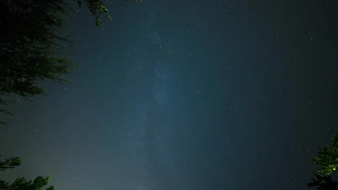 Night time lapse of stars and Milky Way,... | Stock Video | Pond5