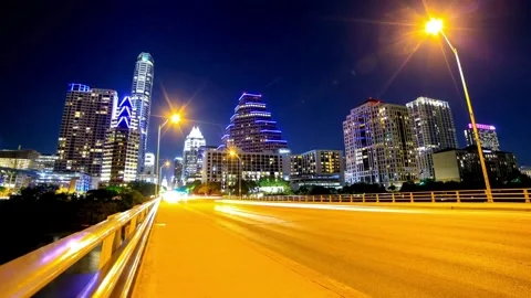 Texas Night Lights Stock Videos – Royalty-Free HD & 4K Videos | Pond5
