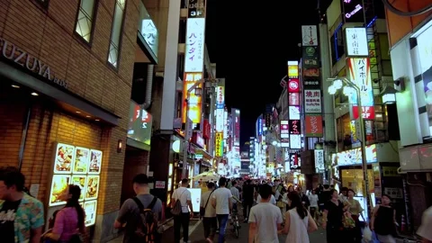 Night Walk in Tokyo Red Light District -... | Stock Video | Pond5