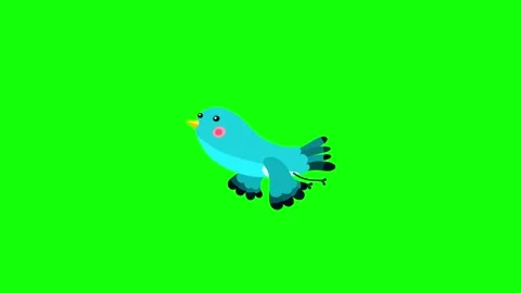 Cartoon Bird Flying Animation