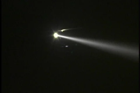 Helicopter Spotlight Stock Video Footage | Royalty Free Helicopter ...