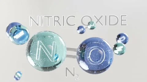 Nitric Oxide, NO, molecule model, chemi... | Stock Video | Pond5
