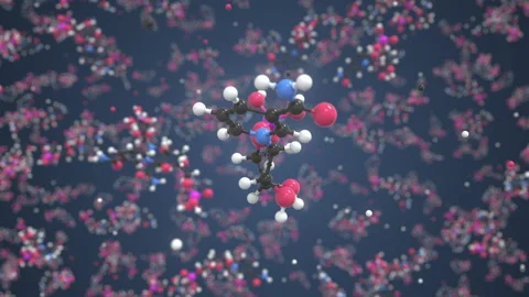 Nmn molecule, scientific molecular model... | Stock Video | Pond5