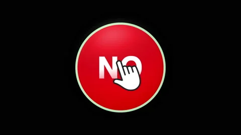 No Button Click Animation on Black Backg... | Stock Video | Pond5