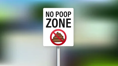 No Pooping Signs Stock Videos – Royalty-Free HD & 4K Videos