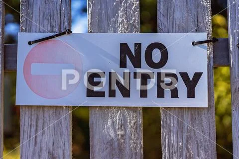 Stock Photograph: No Entry Signage ~ Image #157946372