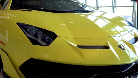 No mistaking the Lamborghini front grill... | Stock Video | Pond5