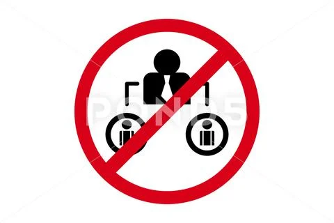 No official or manager, red sign on a white background. ~ Clip Art ...