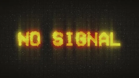 No Signal digital background in VHS glit... | Stock Video | Pond5