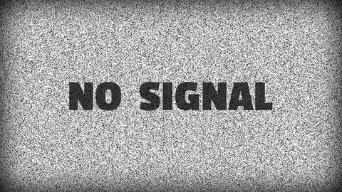 No Signal. Noise on old tv screen, vigne... | Stock Video | Pond5
