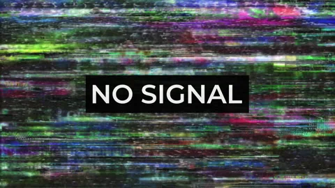No Signal Overlay | Stock Video | Pond5