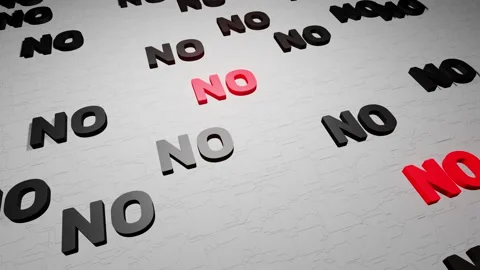 No symbol or nope marks on white backgro... | Stock Video | Pond5