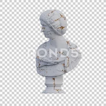 Noble lady statue, 3d renders, isolated, perfect for your design ...