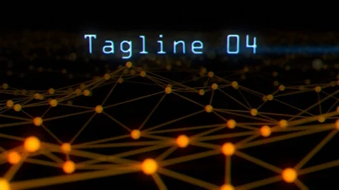 After Effects: Node Network - 3D Glitchy Node Ocean titles and logo ...