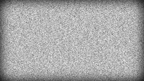 Noise on old tv screen, vignette, loopin... | Stock Video | Pond5