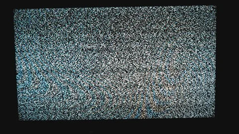 noise tv background. Television screen w... | Stock Video | Pond5