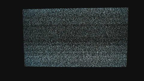 noise tv background. Television screen w... | Stock Video | Pond5