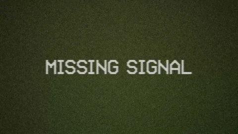 Noise tv effect. Missing signal concept.... | Stock Video | Pond5