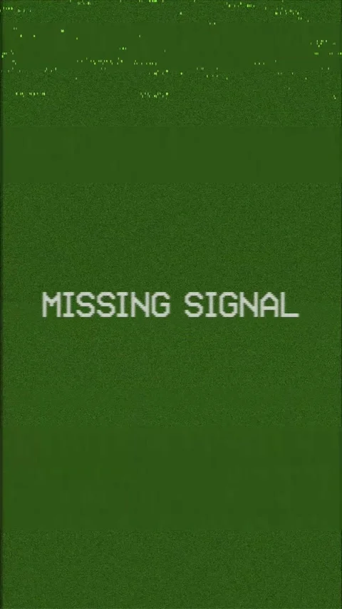 Noise tv effect. Missing signal concept.... | Stock Video | Pond5