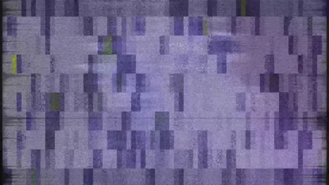 Noisy pixels glitch retro technology loo... | Stock Video | Pond5