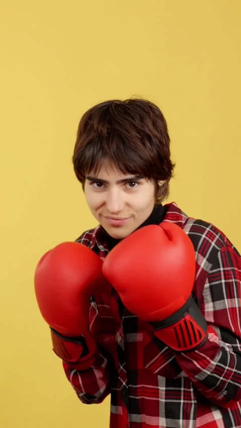 Person Boxing Pose Stock Footage ~ Royalty Free Stock Videos | Pond5
