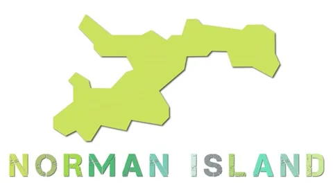 Norman Island map with paper regions. An... | Stock Video | Pond5