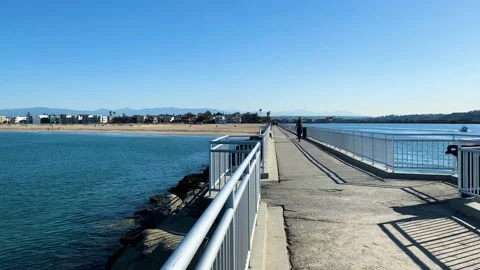 The North Jetty at Marina del Rey, 4K | Stock Video | Pond5