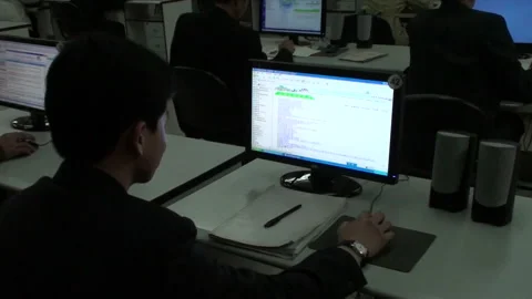 Official Video Working Stock Video Footage | Royalty Free Official ...