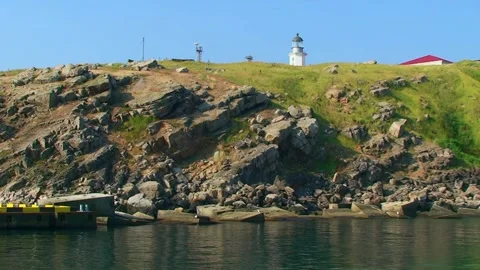 The north side of Snake Island, the ligh... | Stock Video | Pond5