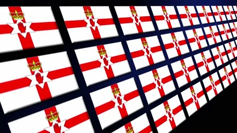 Northern Ireland Flag Animated Backgroun... | Stock Video | Pond5