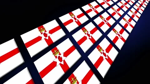 Northern Ireland Flag Animated Backgroun... | Stock Video | Pond5