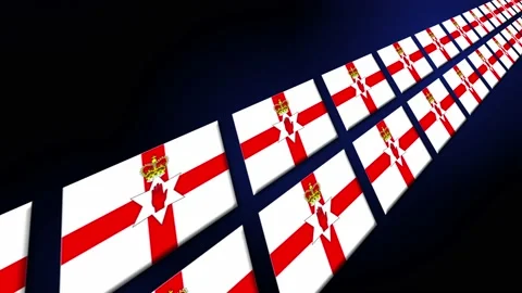 Northern Ireland Flag Animated Backgroun... | Stock Video | Pond5