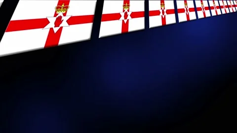 Northern Ireland Flag Animated Backgroun... | Stock Video | Pond5