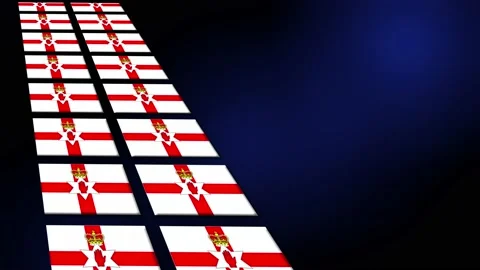 Northern Ireland Flag Animated Backgroun... | Stock Video | Pond5