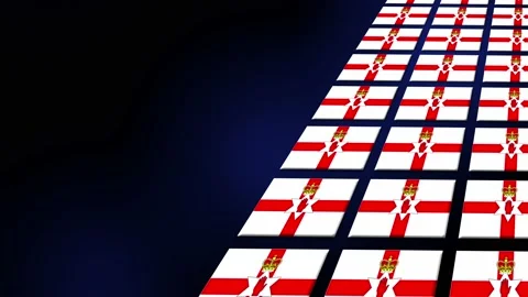 Northern Ireland Flag Animated Backgroun... | Stock Video | Pond5
