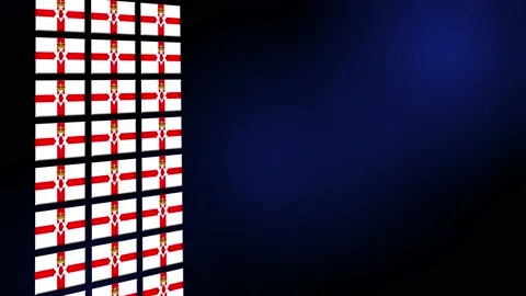 Northern Ireland Flag Animated Backgroun... | Stock Video | Pond5