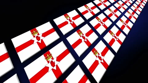 Northern Ireland Flag Animated Backgroun... | Stock Video | Pond5
