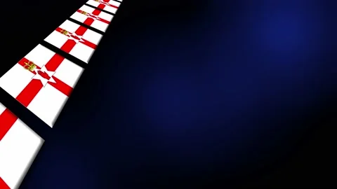 Northern Ireland Flag Animated Backgroun... | Stock Video | Pond5