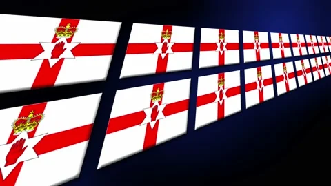 Northern Ireland Flag Animated Backgroun... | Stock Video | Pond5